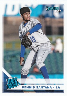 2019 Donruss Los Angeles Dodgers Dennis Santana Rated Rookie Trading Card | eBay