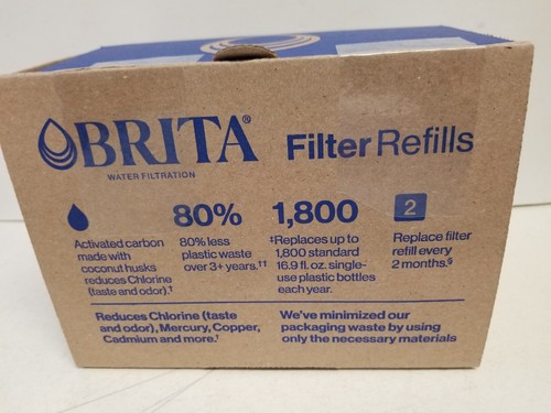 6-Pack Brita Refillable Filter Refill Packs for Pitchers & Dispensers ...