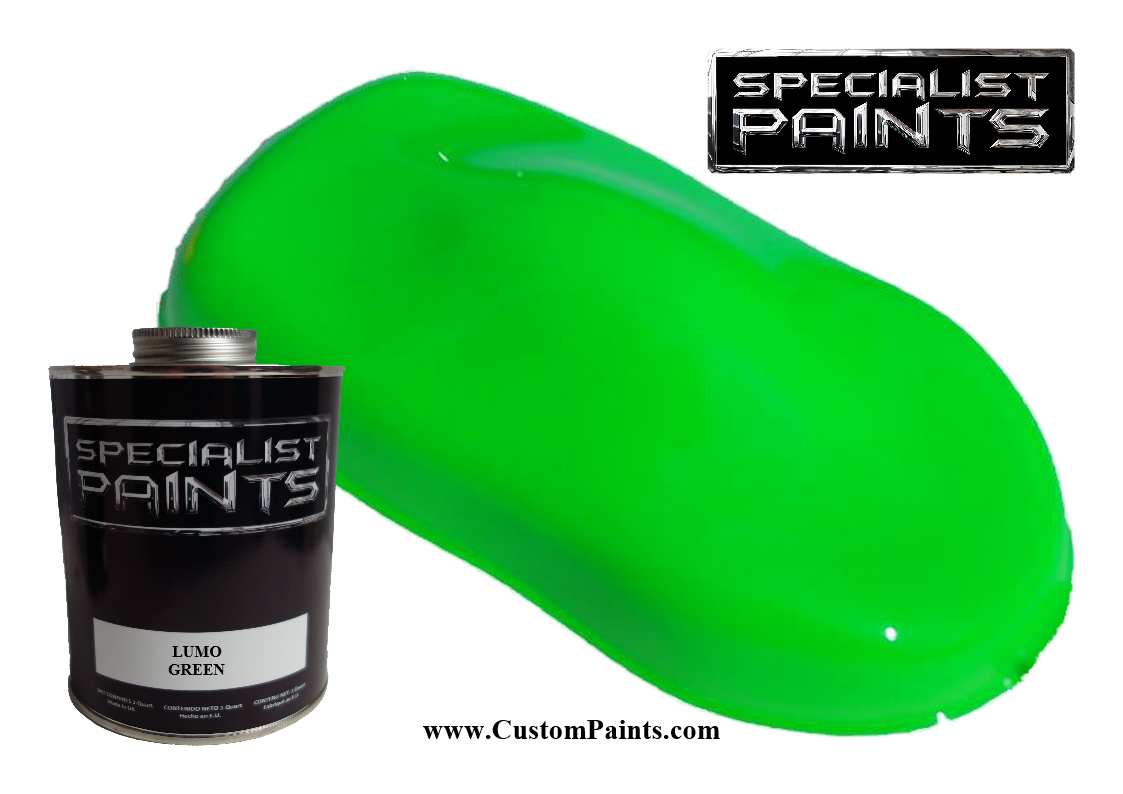 Gallon of Lumo - Green - Urethane Based, Automotive Paint, Luminescence ...