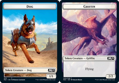 Core Set 2021 Dog Token // Griffin Token - Foil Near Mint Foil English ...