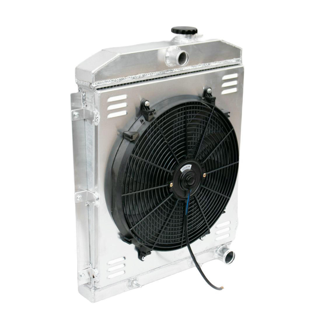 4Row Radiato& Shroud Fan For 1947-54 Chevy Truck Pickup 3100/3600/3700 ...