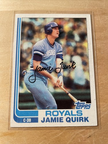 1982 Topps Baseball Card #173 Jamie Quirk 0469T | eBay