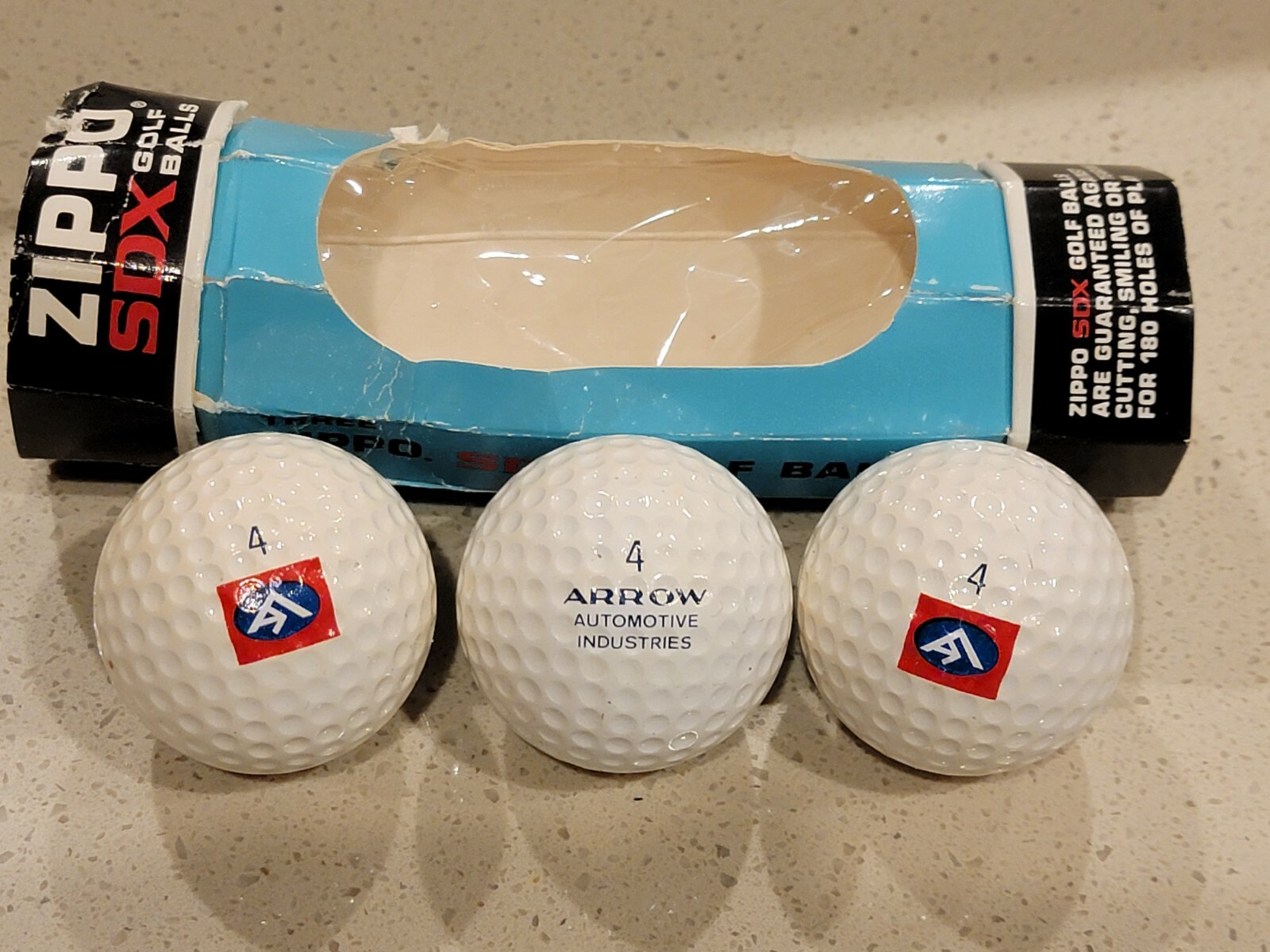 Vintage Zippo SDX Golf Balls 1 Sleeve of 3 Balls New Old Stock Arrow ...