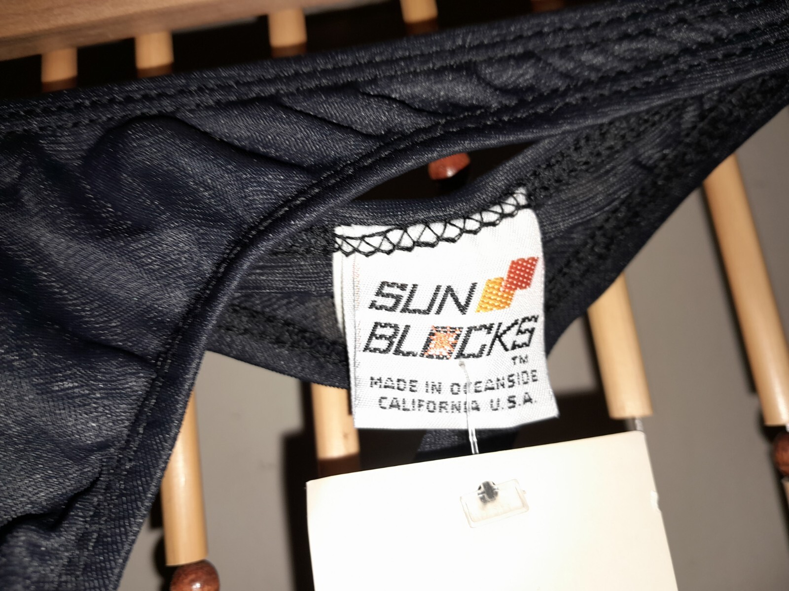 Vtg 80s 90s SUN BLOCKS nylon Mens G String Thong Bikini Underwear NOS ...