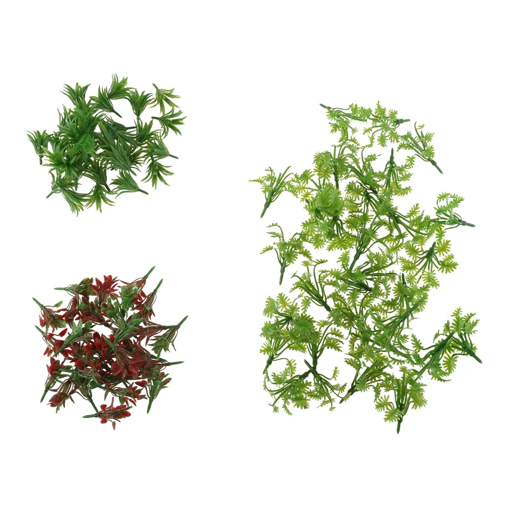 90pcs HO Scale Model Trees Plants Flowers Shrubs Bush Train Scenery ...