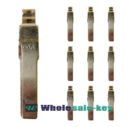 10 Remote Key Flip Uncut Fob Blade / Key Blank For VW Audi Seat Skoda ...