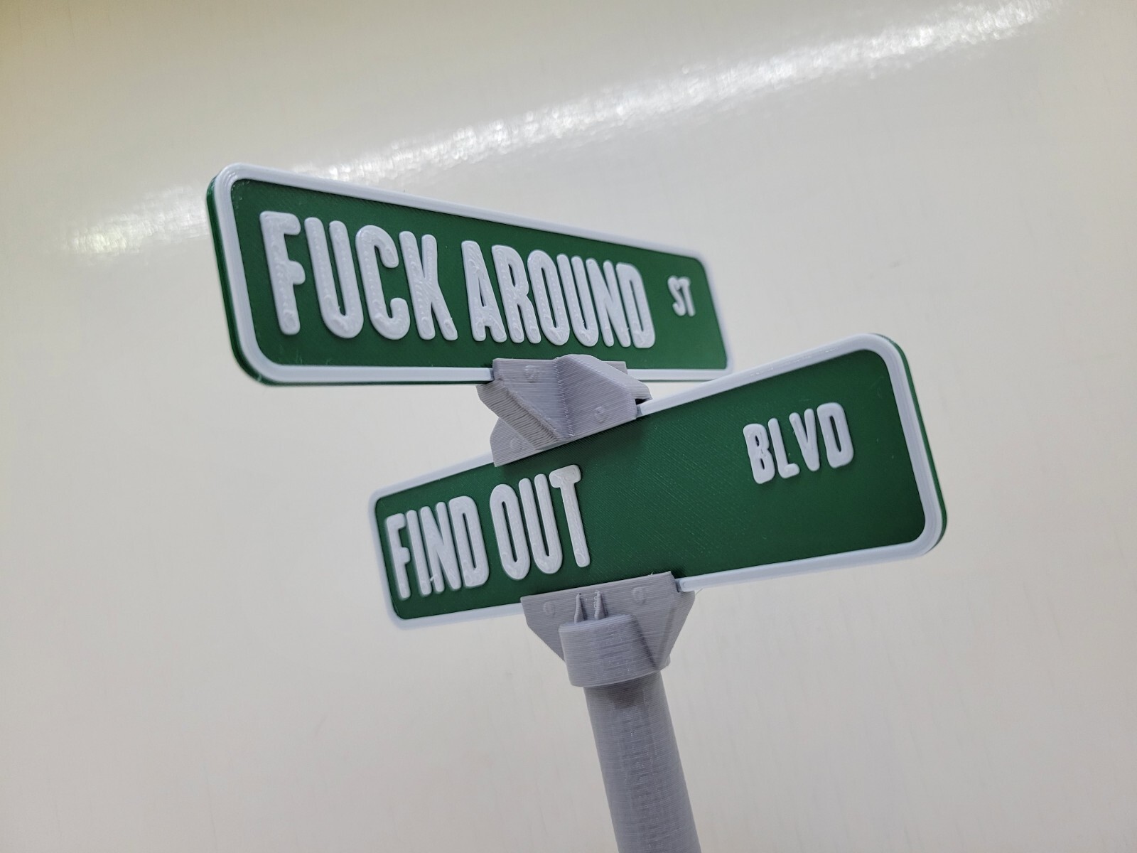 F Around And Find Out Street Sign Desk Toy | eBay