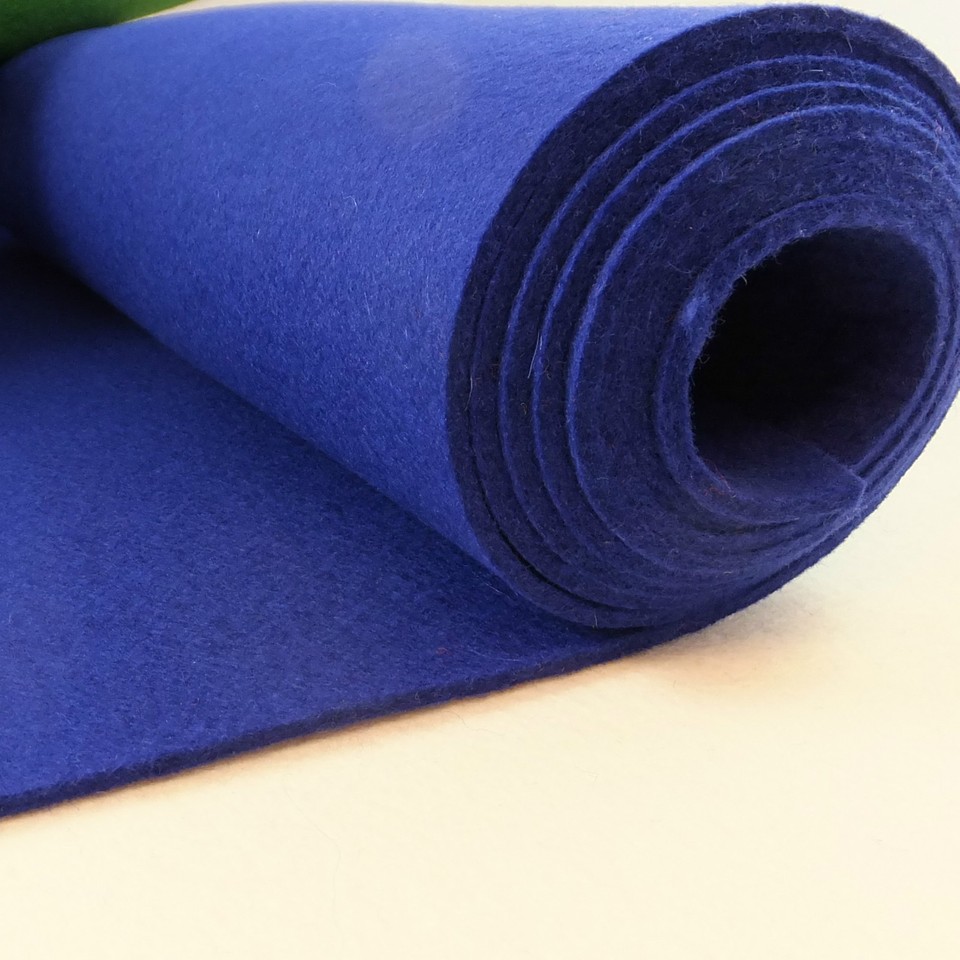 3mm - 4mm thick pressed 100% Wool Felt 60cm wide per 0.5 metre & sheets ...