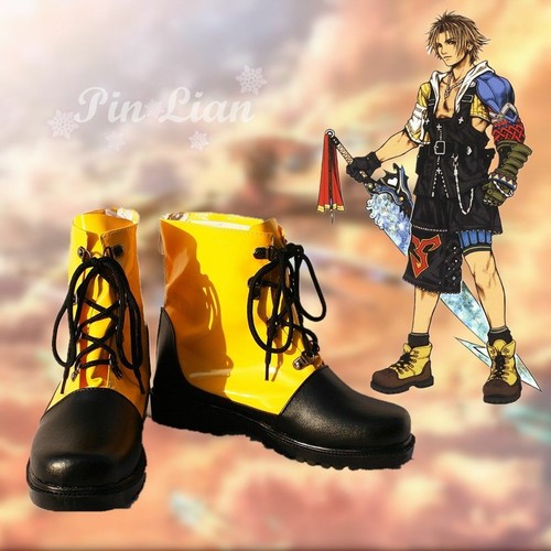 Final Fantasy x FFX Tidus anime game RPG boots and shoes： | eBay