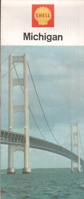 1967 Shell Road Map: Michigan NOS | eBay