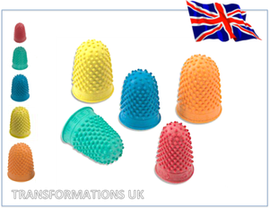Finger Cone - Rubber Thimblettes - Thimble - Sewing - Various Sizes ...