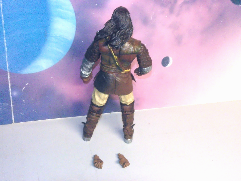 STAR TREK: ENTERPRISE KLINGON KLAANG 8" ACTION FIGURE (ART ASYLUM, USED ...