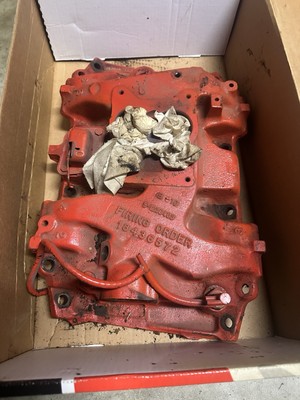 Buick 455 4bbl Intake Manifold OEM Original 4Quadrajet Carb Cast Iron ...