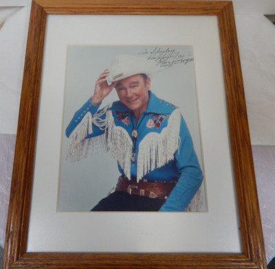 Roy Rogers Color Photo Signed Framed and Matted 121/2 X 151/2 | eBay