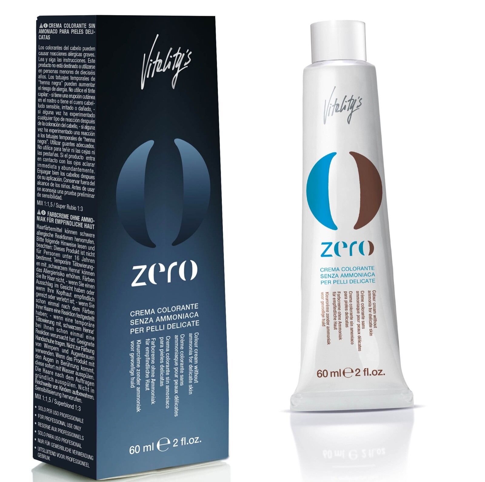 Vitality's Zero Colour Cream Without Ammonia 100 Natural Hyper Blonde ...