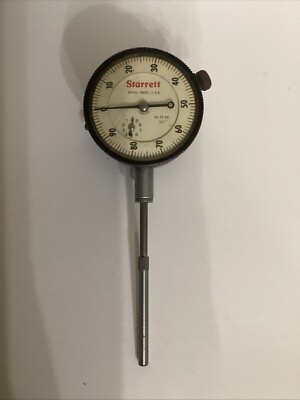 Starrett No. 25-441, 1” Dial Indicator, .001” Graduation, 0-.100 Dial ...