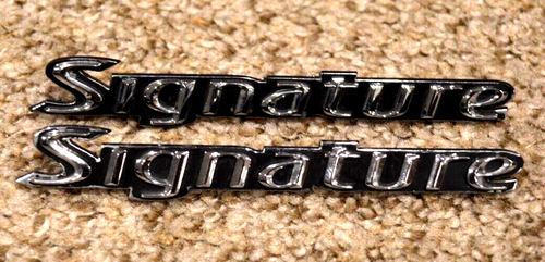 LINCOLN TOWNCAR TOWN CAR SIGNATURE EMBLEM BADGES DECALS USED OEM | eBay