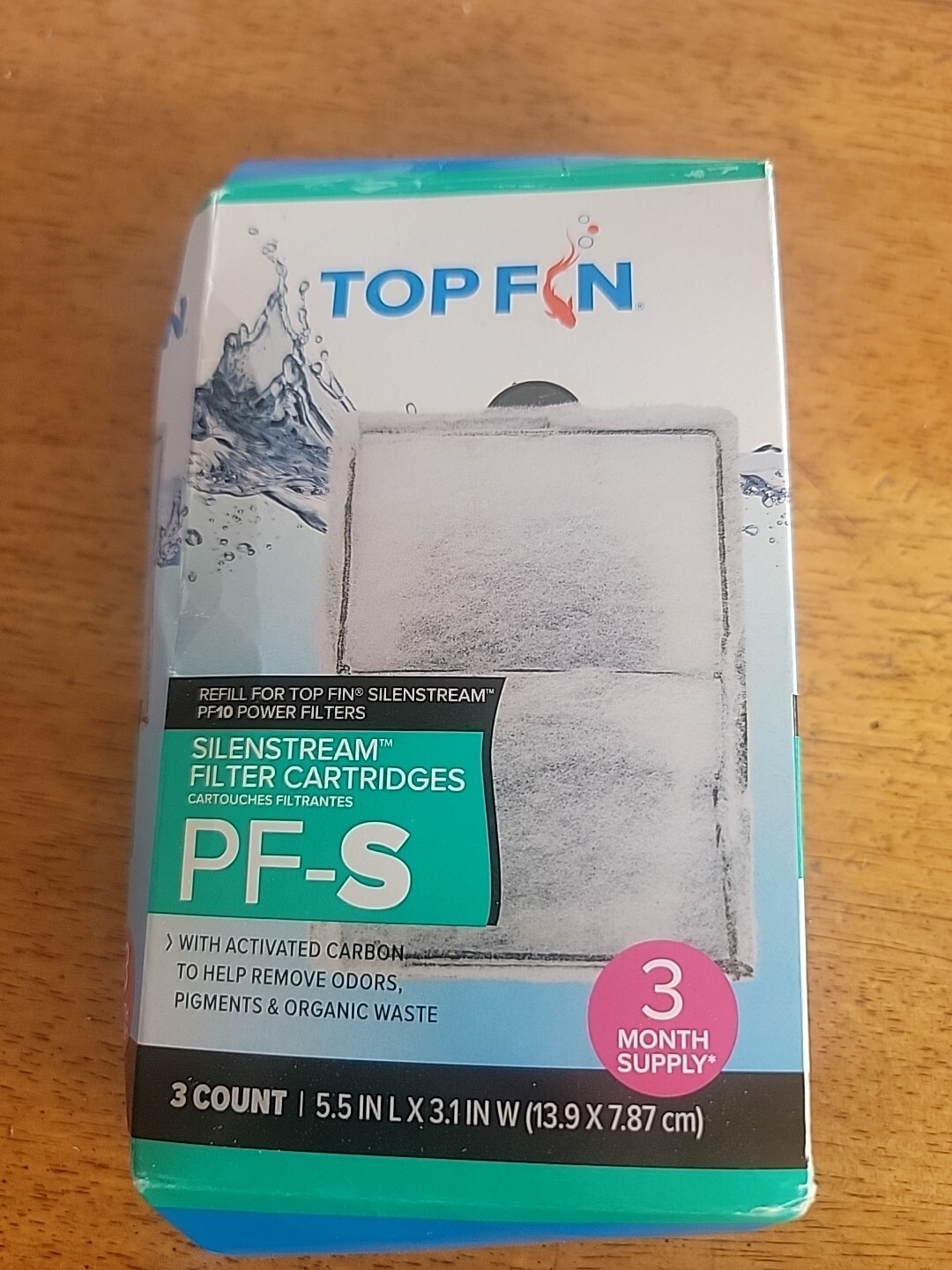 Top Fin Silenstream Pf-s Refill for Pf10 Power Filters 5.5in X 3.1 - 3 ...