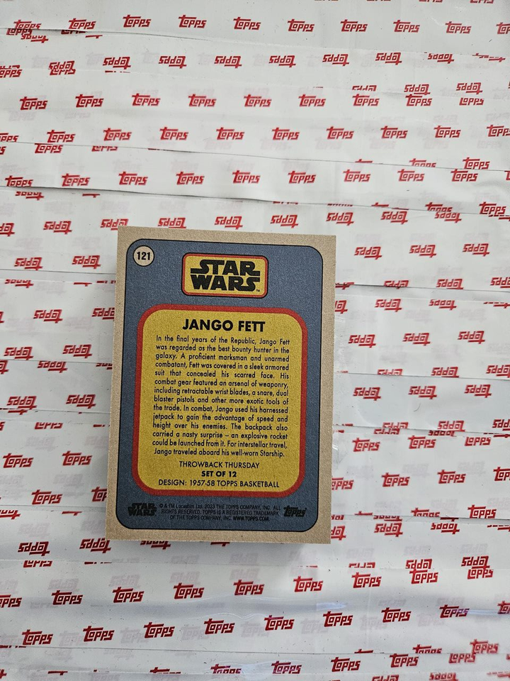 2023 TOPPS TBT THROWBACK THURSDAY STAR WARS CARD #121 - Jango Fett | eBay