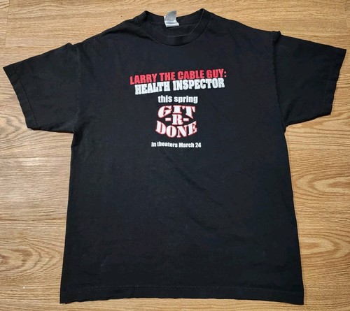 Larry The Cable Guy: Health Inspector Movie Promo Graphic T Shirt Size ...