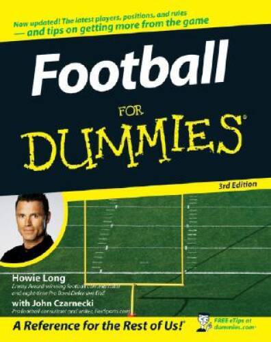 Football For Dummies, (USA Edition) - Paperback By Long, Howie - VERY ...