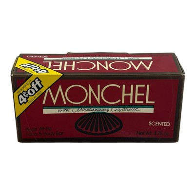 (1) Monchel Scented Shell Soap 4.75 oz Pearl Face & Body Bar Prop 1982 ...