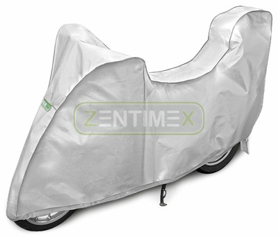 Metallisierte Plane Motorrad + Box (Länge: 215-240cm;Höhe: 126cm;Breite ...