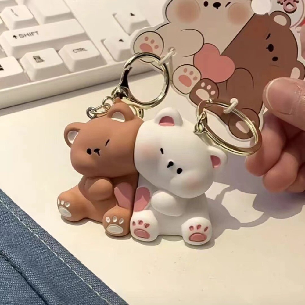 Cute School Bag Pendant Mini Key Ring New Cat Keychain Men | eBay