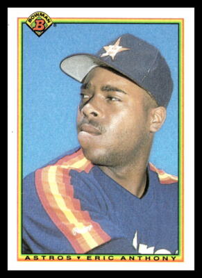 1990 Bowman #81 Eric Anthony Houston Astros RC Baseball EX | eBay