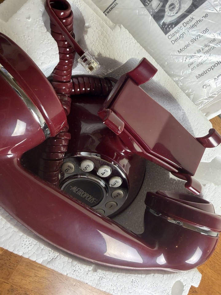 Vintage Metropolis Bat Phone ConairPhone Retro Push Button Rotary Style ...