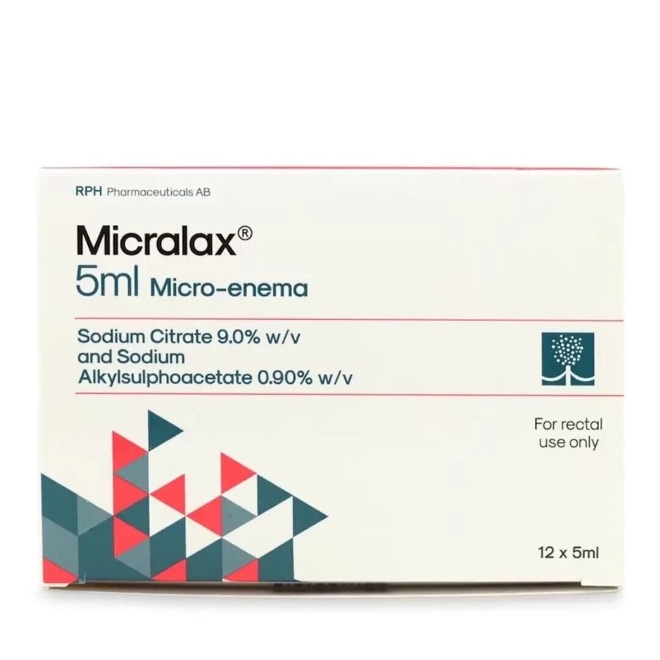 Micralax Micro Enema 5ml - 12 x 5ml Constipation UK | eBay UK