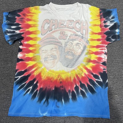 Vintage Cheech And Chong Tie Dye T-Shirt, Faded, Size Large/X-Large | eBay
