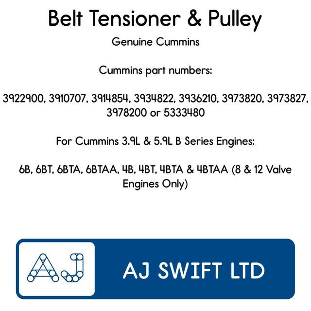 Cummins belt tensioner 5333480 for sale online | eBay