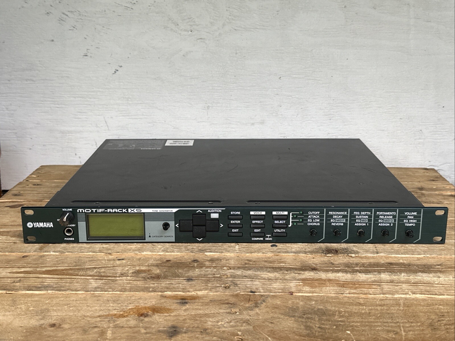 YAMAHA Motif Rack XS Rack Multi Effector Tone Generator Synthesizer ...