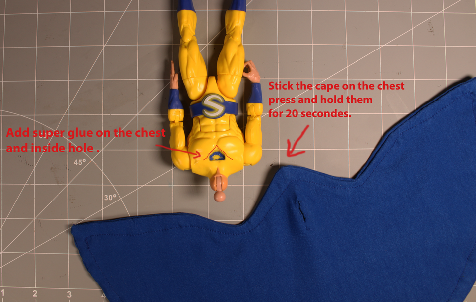 1/12 scale wired cape for Sentry Marvel Legends | eBay