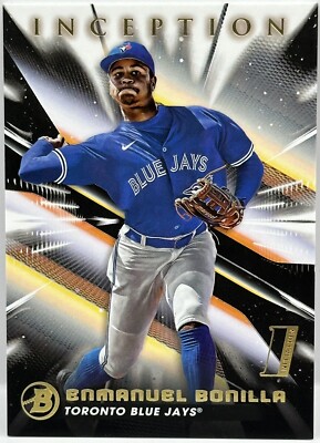 Enmanuel Bonilla 2023 Bowman Inception 1st Initiation Toronto Blue Jays ...