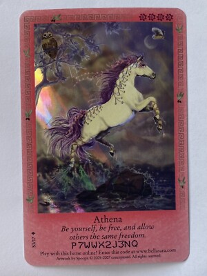 RARE Bella Sara Ancient Lights Foil Card Athena S3/17 | eBay