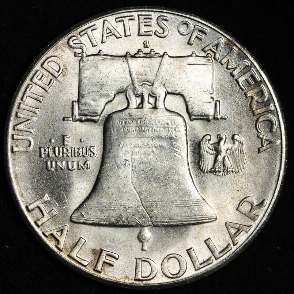 1949-S Franklin Silver Half Dollar GEM BU *UNCIRCULATED* MS E314 VFM | eBay