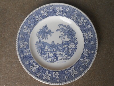 Homer Laughlin Shakespeare Country 10" Dinner Plate USA | eBay