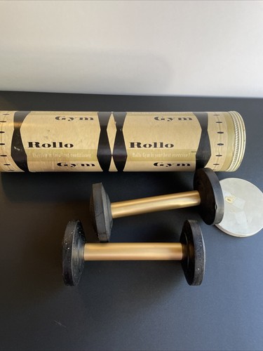 Vintage 1957 Rollo Gym Exercise Equipment Rollers 1950s Design Metal ...