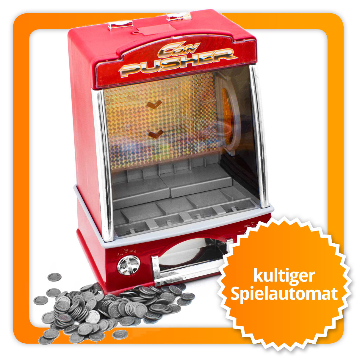 Münzschieber Spielautomat Spielhallen Spiel Automat Coin Pusher ...