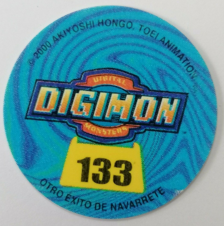 TAZO DIGIMON #133 Salamon 2000 PERU South America Toei Animation Pogs ...