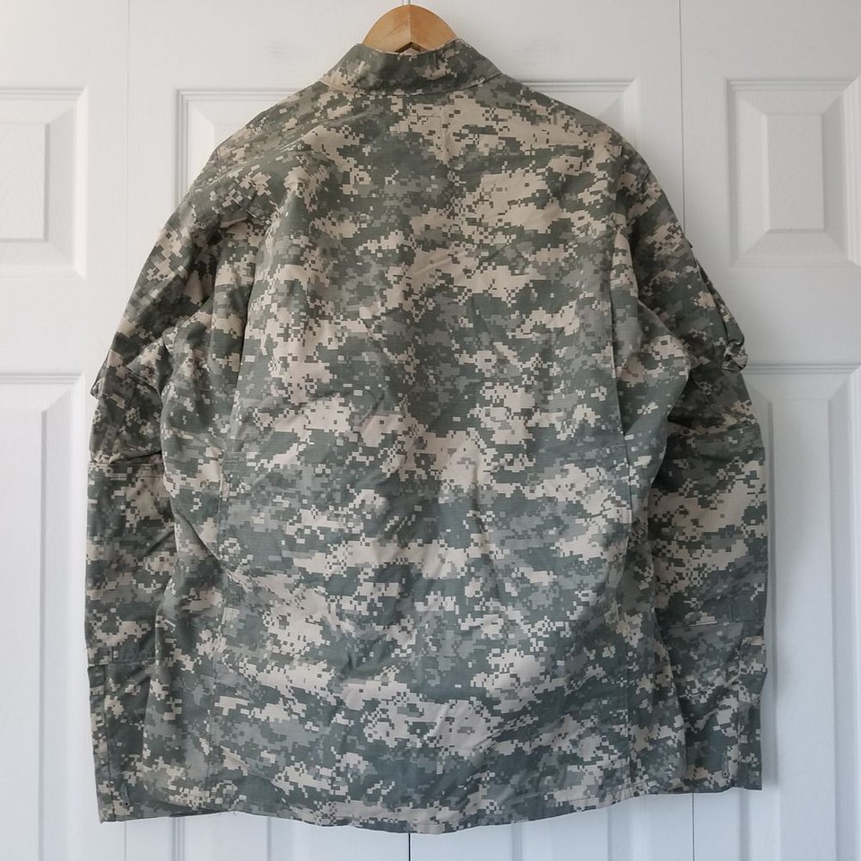 Team Soldier Perimeter Insect Guard Zip Up Shirt Camouflage Army Size M ...