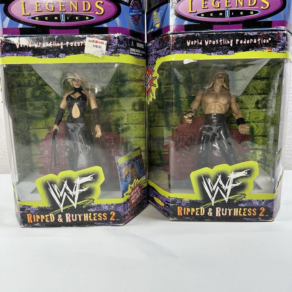 LOT OF 5 Triple H Sable Freddie Blassie Superfly WWF WWE Ripped ...