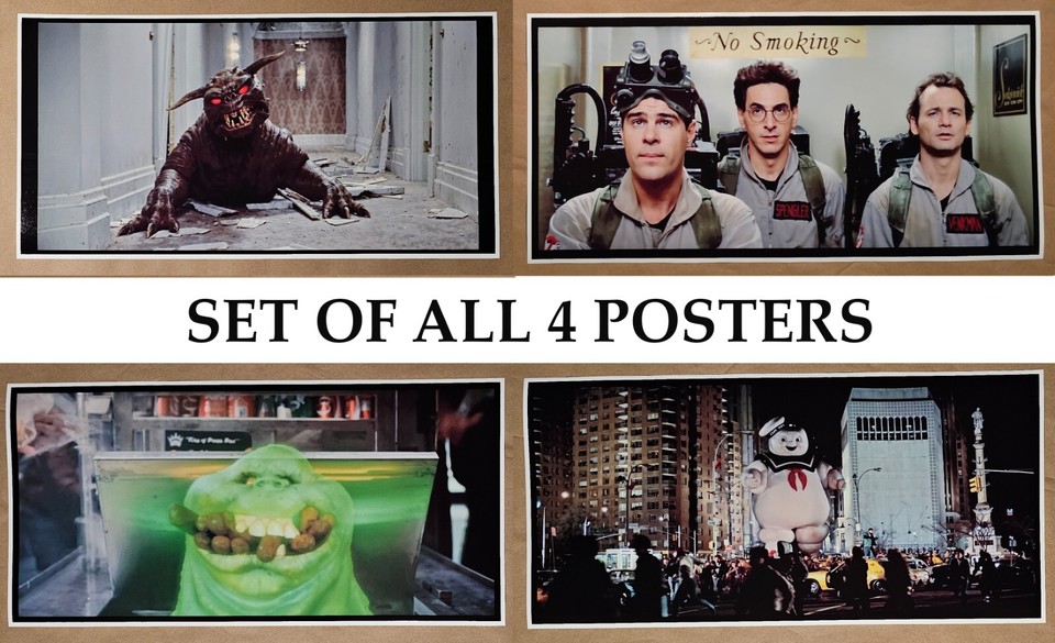 Ghostbusters Stay Puft Marshmellow Man Movie Scene 12" X 24" Poster ...