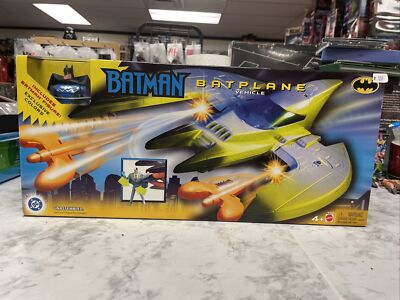 2003 Mattel Batman Batplane w/ Exclusive Colors Action Figure NEW ...
