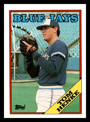 1988 Topps Tom Henke Toronto Blue Jays #220 NM-MINT | eBay