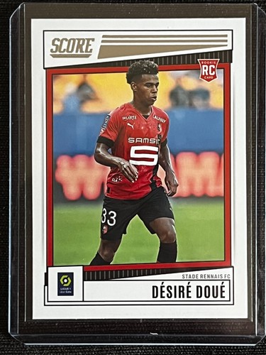 CARDS PANINI SCORE LIGUE 1 2022 ROOKIE DESIRE DOUE RENNES # 186 ...