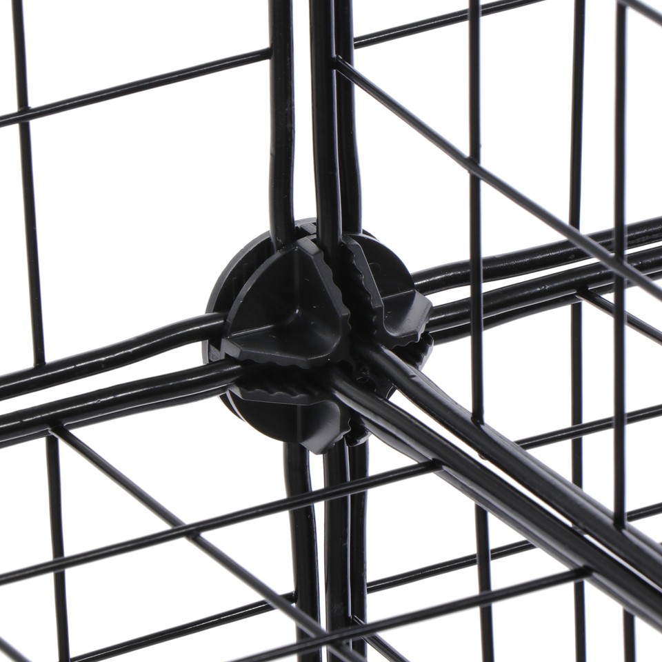 Wire Cube Storage 12-Cube Storage Organizer Bins Wire Shelving Modular ...