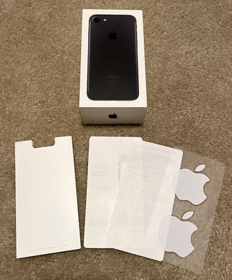 Empty Box and Packaging for Apple iPhone 7 - Black 256GB | eBay